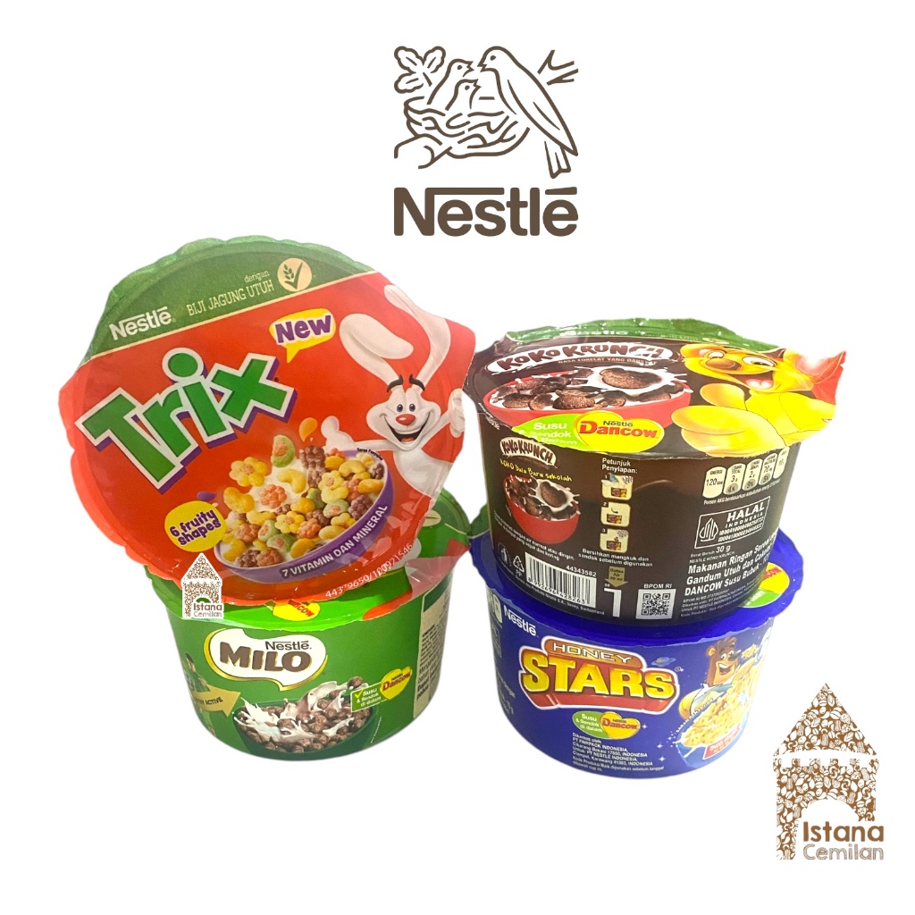 Jual Koko Krunch / Milo / Honey Stars / Trix Cereal Combo Pack Cup ...