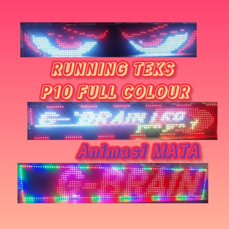 Jual STROBO MATA P10 RGB FULL COLOUR | Shopee Indonesia