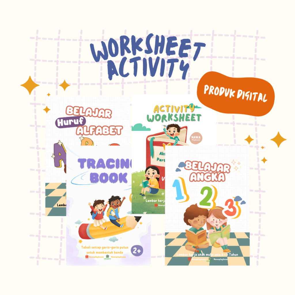Jual Nawaplayhouse Buku Lembar Kerja Edukasi Anak Pra TK / Paud ...