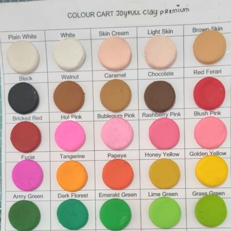 Jual Bahan AIRDRY CLAY merk Lovely Clay (Clay premium by Joyful Clay ...