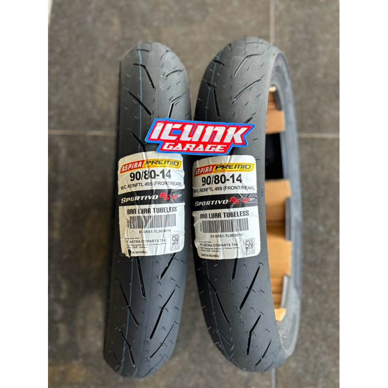 Jual ban racing aspira premio rs 01 soft compound 90/80-14 matic original ban balap | Shopee ...