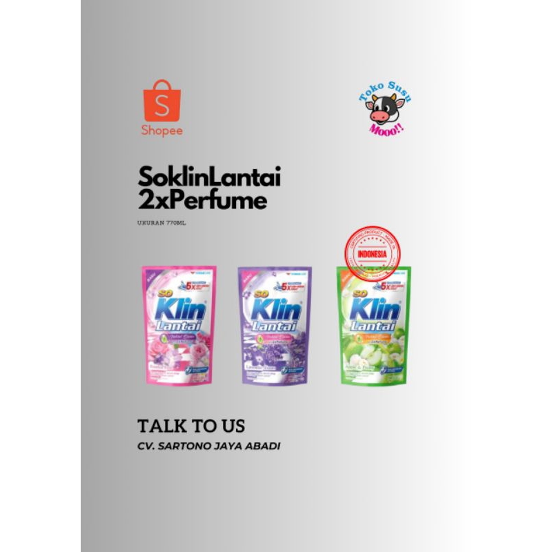 Jual Soklin Lantai 2x Perfume 770ML | Shopee Indonesia