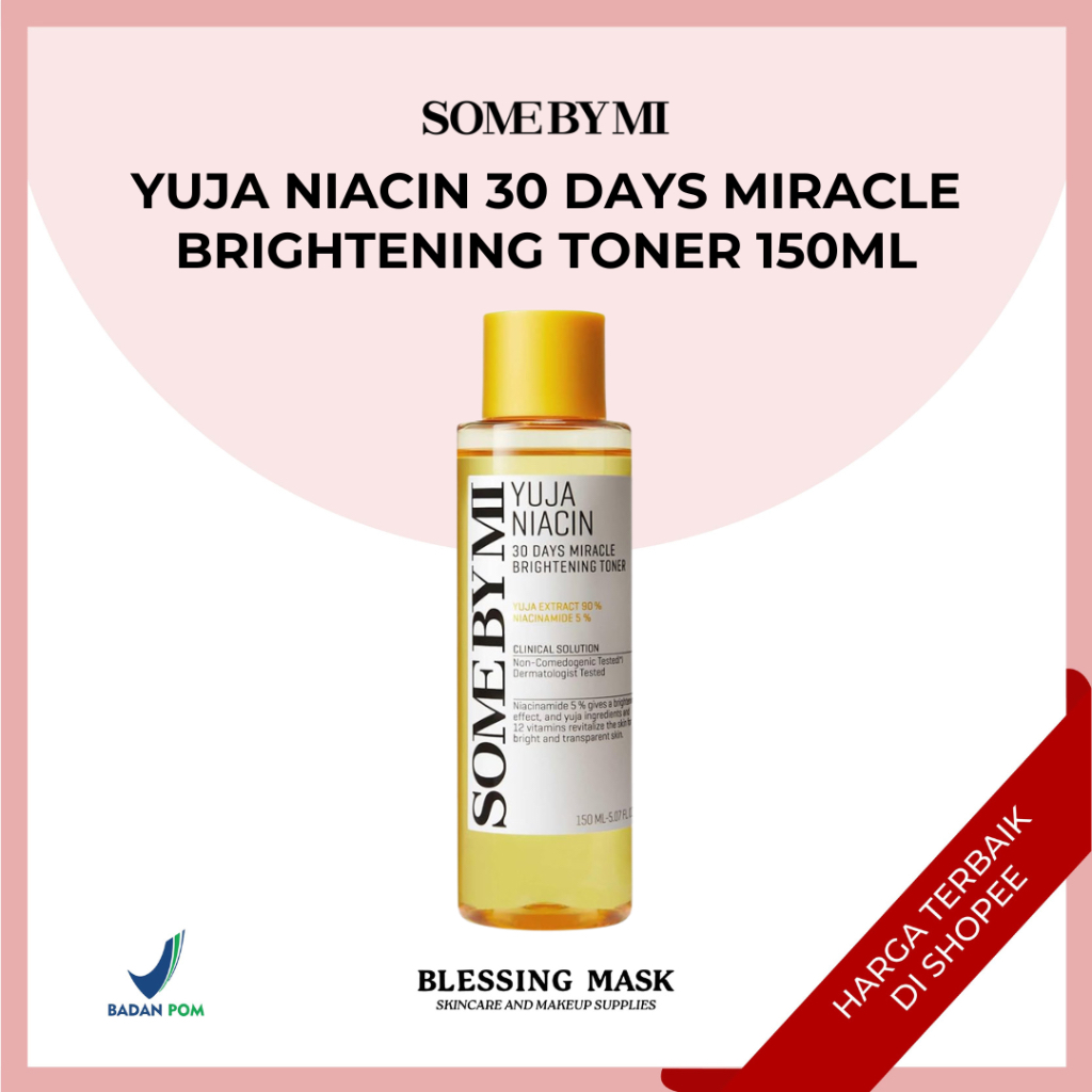 Jual SOMEBYMI YUJA NIACIN 30 DAYS MIRACLE BRIGHTENING TONER 150mL ...