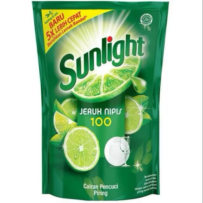 Jual SUNLIGHT D.WASH LIME REFIL 1500ML | Shopee Indonesia