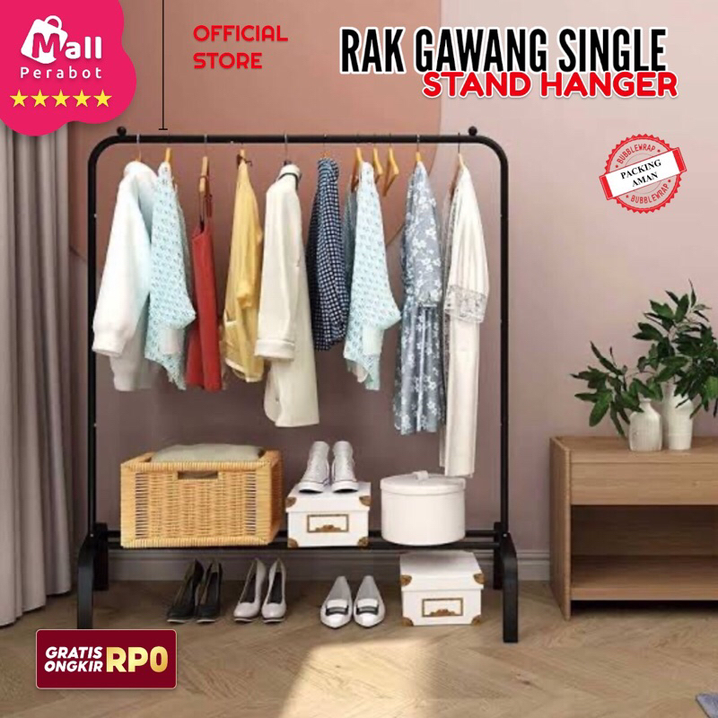 Jual Mall Perabot AFF | Stand Hanger Gawang Single Rack | Gantungan ...