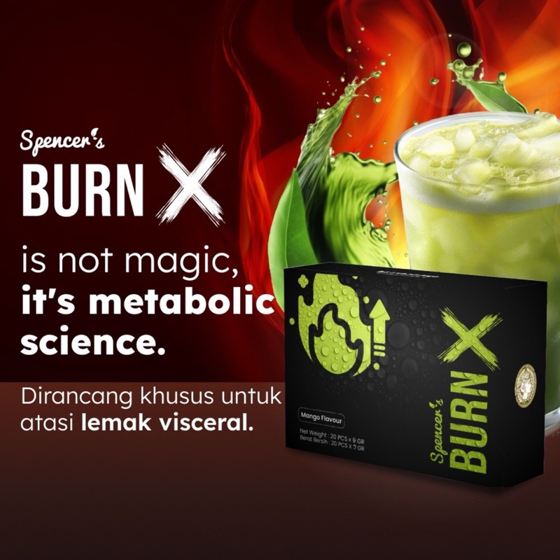 Jual PROMO TERMURAH!! Spencer's Burn X Mango Lemon- Pembakar Kalori dan ...