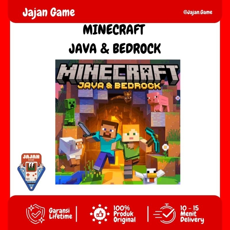 Jual MINECRAFT JAVA & BEDROCK | REDEEM KEY GLOBAL ORIGINAL | Shopee ...