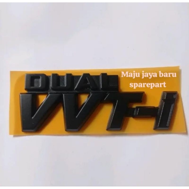 Jual emlem tulisan dual vv-i hitam doff original | Shopee Indonesia