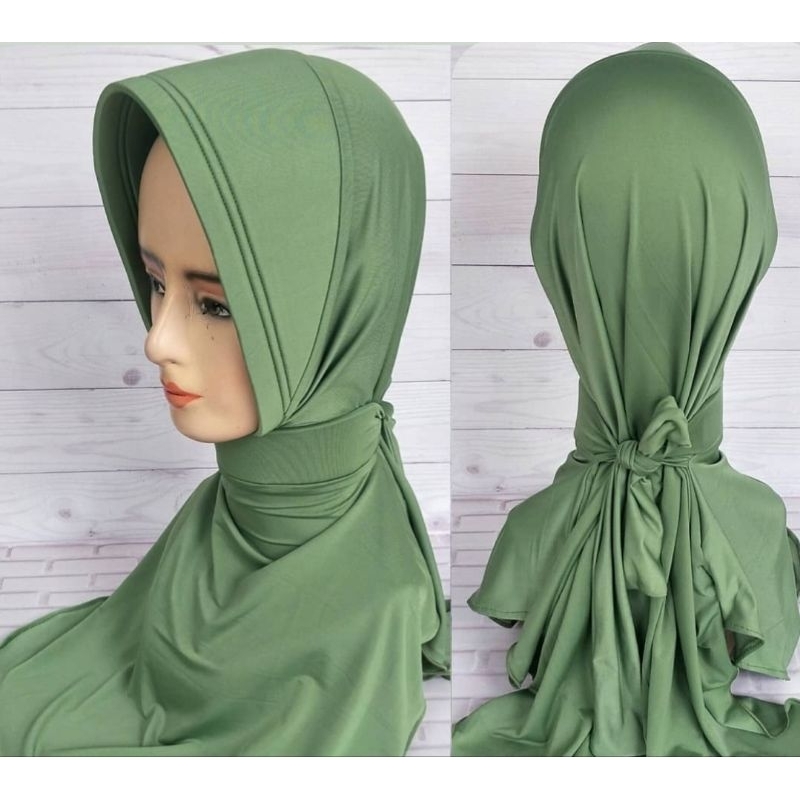 Jual Jilbab PSH Persit Garisdua Tali (Premium) | Shopee Indonesia