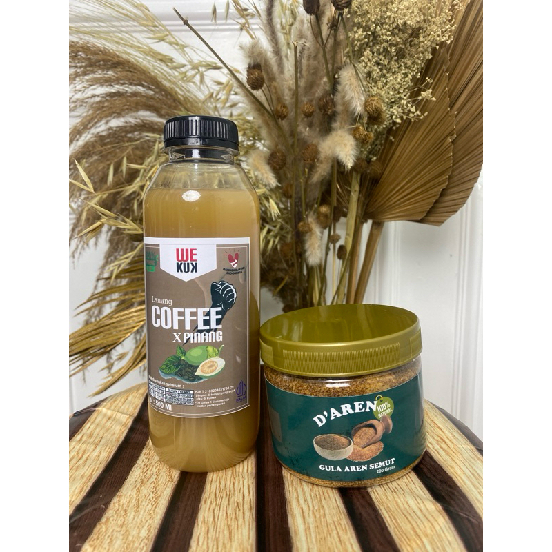 Jual Jus pinang extra kopi robusta 500ml dan gula aren semut | Shopee ...