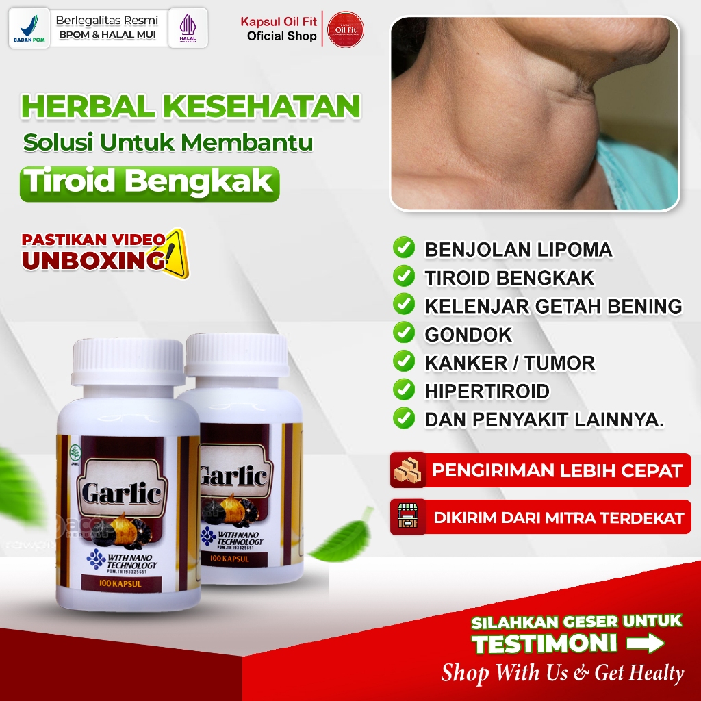 Jual Obat Herbal Tiroid Bengkak Gondok Kelenjar Getah Bening Di Leher ...