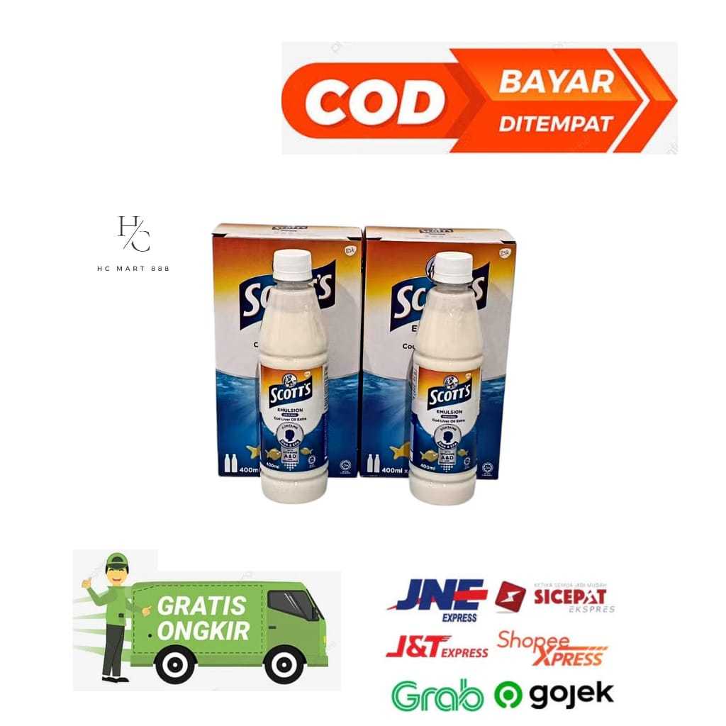 Jual Scotts Emulsion original Import Malaysia SCOTT EMULSION COD LIVER ...