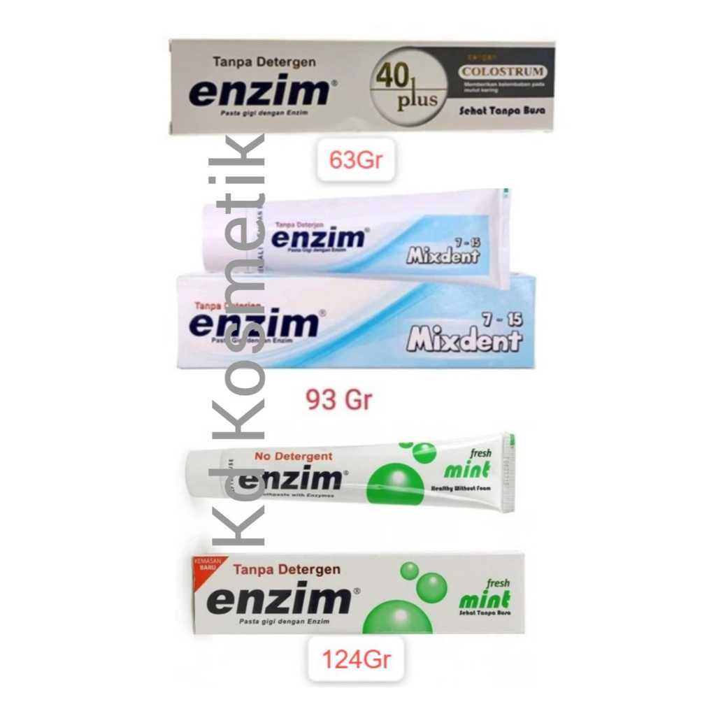 Jual ENZIM 40 PLUS COLOSTRUM 63gram#ENZIM MIXDENT 93gram#ENZIM FRESH ...