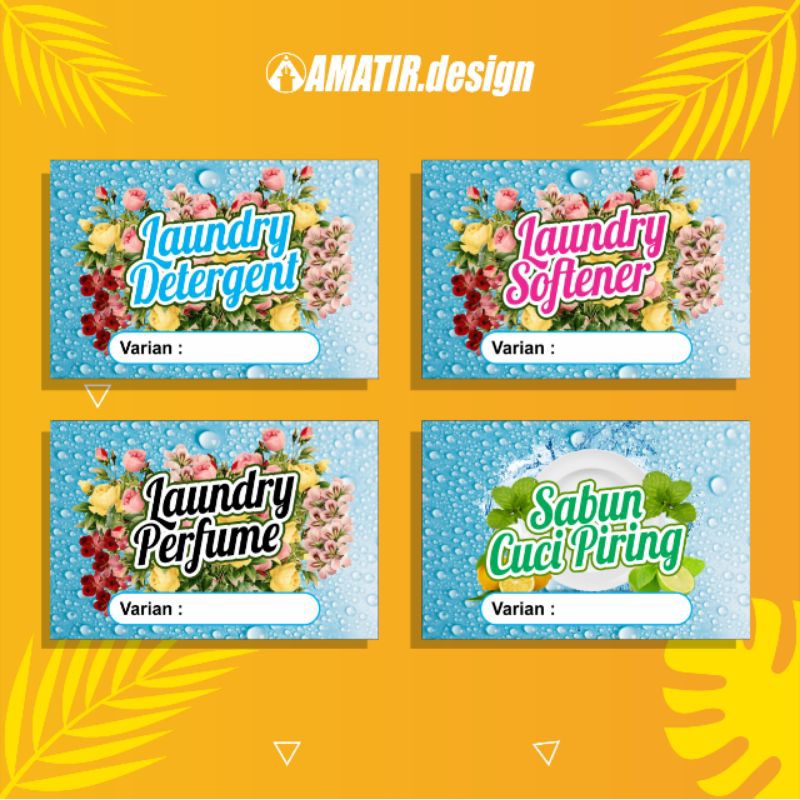 Jual STIKER SABUN LAUNDRY, STIKER PARFUM LAUNDRY, STIKER SABUN CUCI ...