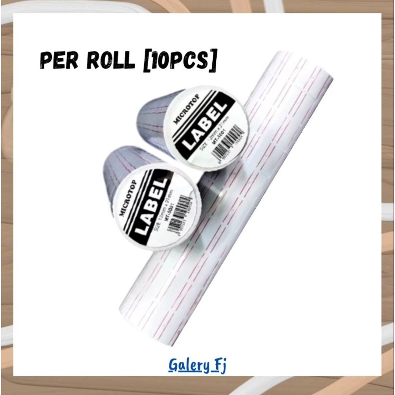 Jual LABEL HARGA BULAT PER ROll / KERTAS STICKER LABEL HARGA BULAT ...