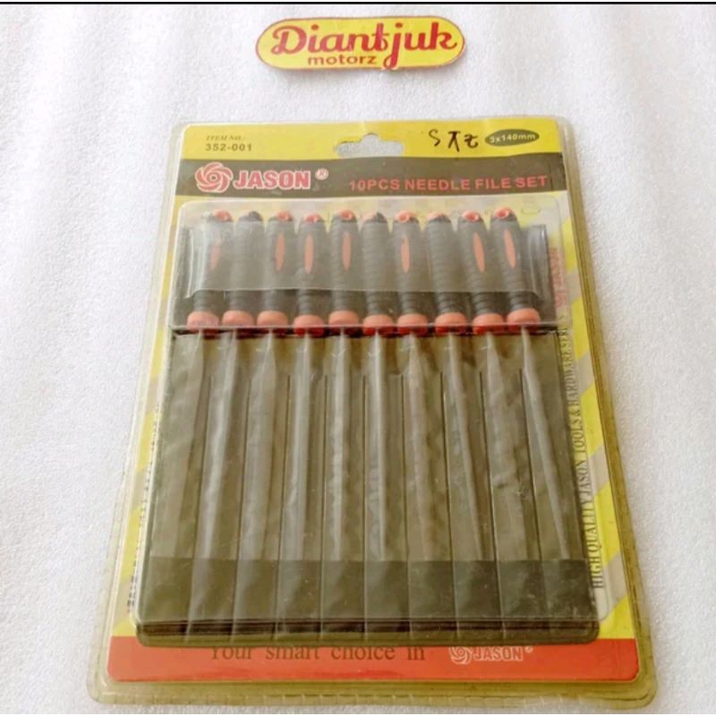 Jual Tools Tool Jason Needle File Set Kikir Emas 10 Pcs | Shopee Indonesia