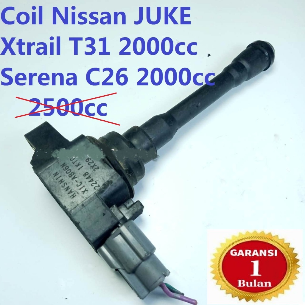 Jual KOIL Coil Nissan JUKE 1KTOA 22448 1KT0A Xtrail X-Trail t31 Serena c26 ignition plug ...