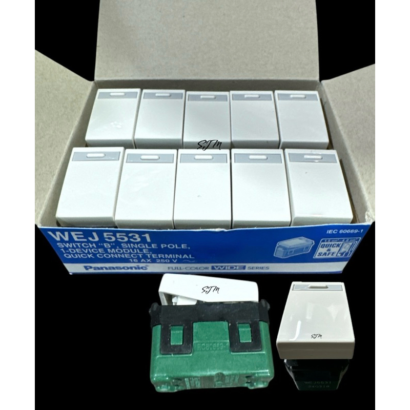 Jual PANASONIC Saklar Baru WEJ 5531 / Saklar PANASONIC Tanam | Shopee ...