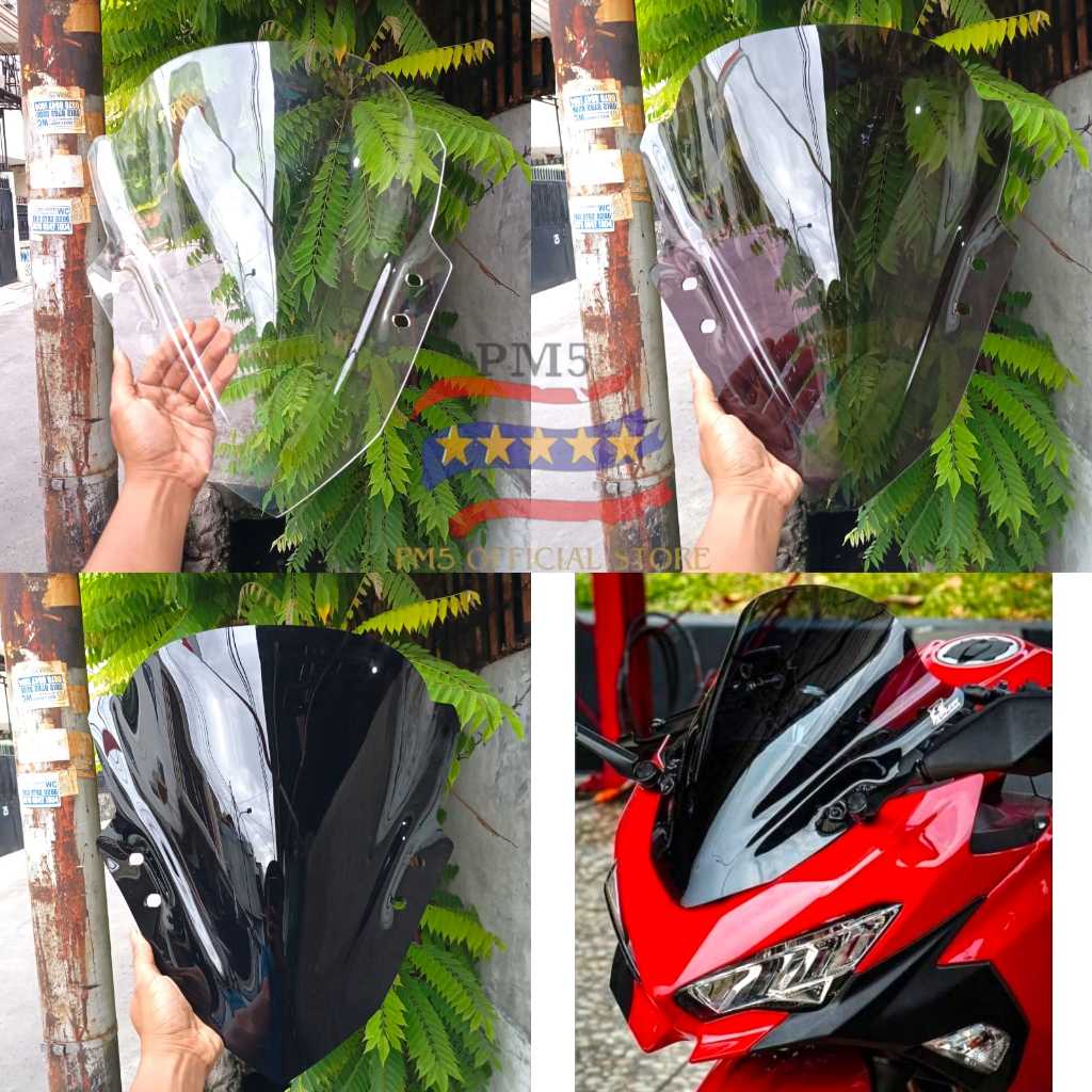 Jual VISOR WINDSHIELD KAWASAKI NINJA 250 FI NEW 2018 2019 2020 2021 ...
