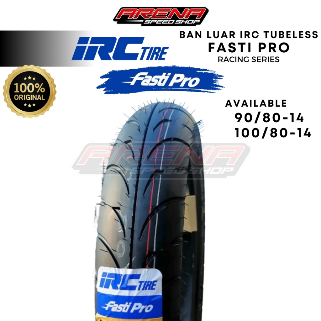 Jual IRC Tire Fasti Pro Ring 14 Ban Luar Tubeless Skuter Matic Racing ...