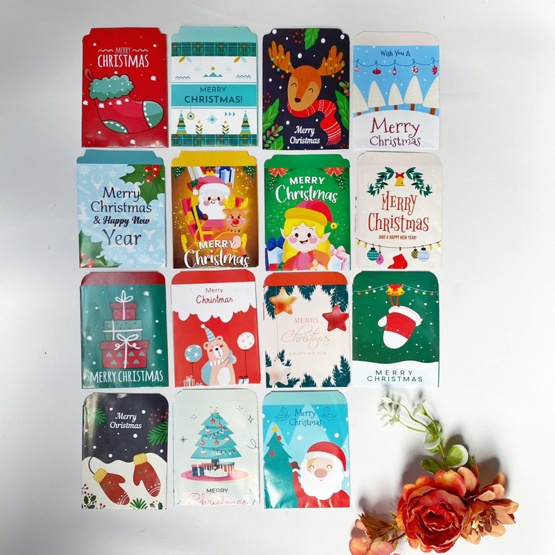 Jual 1 pack (isi 20 picis) Amplop Angpau Natal 2025 Christmas | Shopee ...