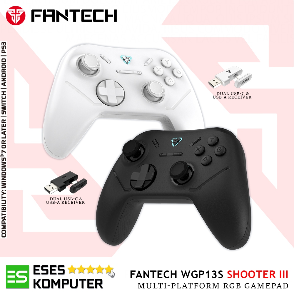 Jual Gamepad Fantech WGP13S SHOOTER III USB Type-C Wireless & Wired ...