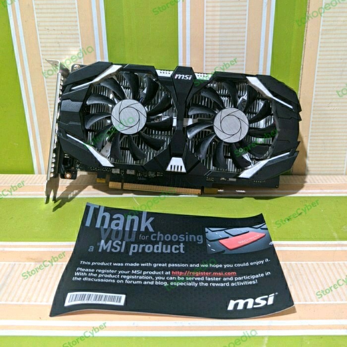 Jual GARANSI RESMI JUNI 2025 VGA MSI GTX 1050 Ti 4GB DDR5 OC GARANSI ...