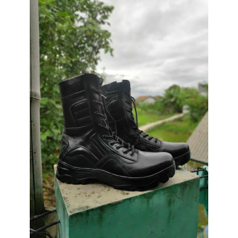 Jual sepatu pdl BLACHAWK POLRI/TNI, SECURITY DLL KULIT HITAM DOP ...