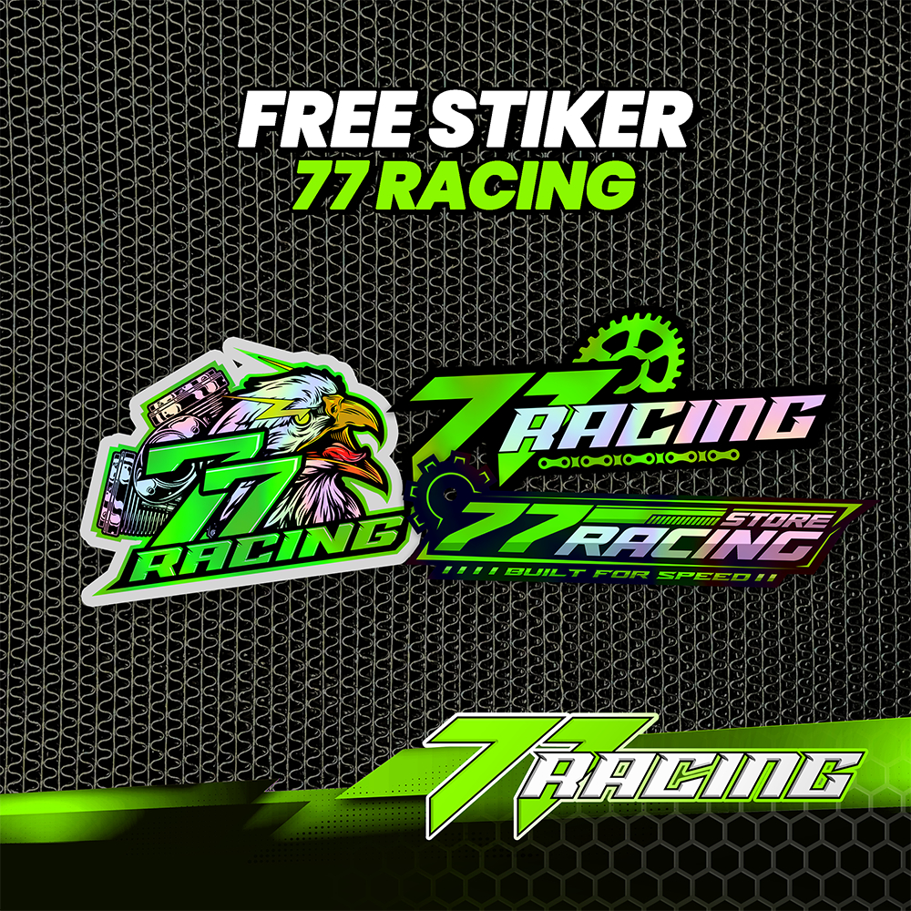 Jual Sticker Hologram 77 RACING | Shopee Indonesia