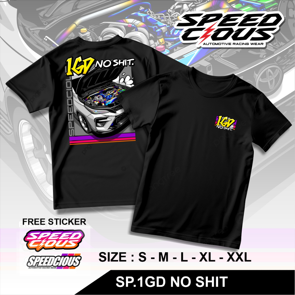 Jual (Gratis Stiker) Speedcious Racing Wear Kaos Distro Fortuner Diesel ...