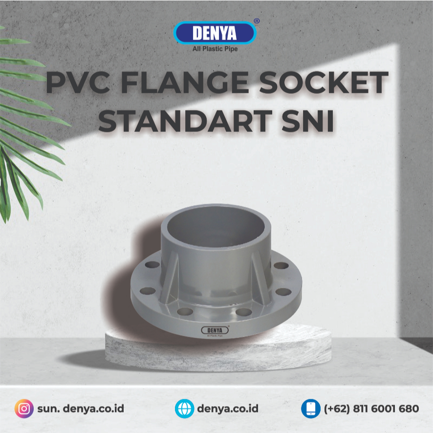 Jual Denya PVC Fitting Flange Socket Standard SNI SCJ Ukuran 110mm x ...