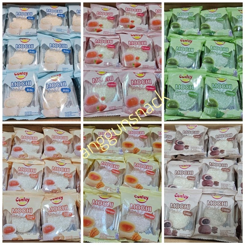 Jual mochi conley / mochi coklat / mochi macha / mochi susu/ mochi ...