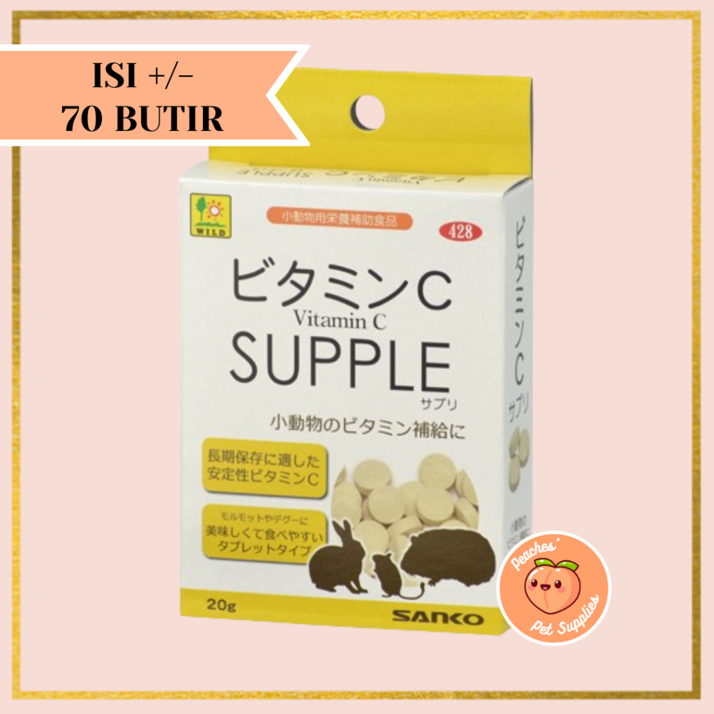 Jual Vitamin Kelinci / Marmut / Chincilla - Sanko Vitamin C Supple 20g | Shopee Indonesia