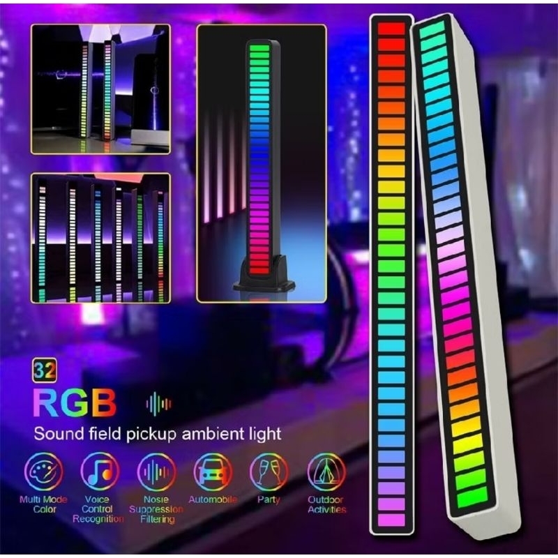 Jual Lampu LED RGB Bar Strip Spectrum Audio Indicator Sensor Suara ...