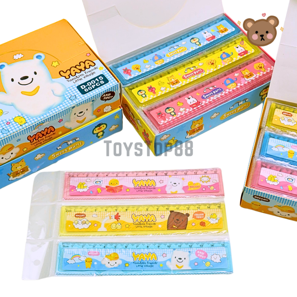 Jual Penggaris Fancy 15 cm / Garisan Plastik Kecil Karakter [PER PCS ...