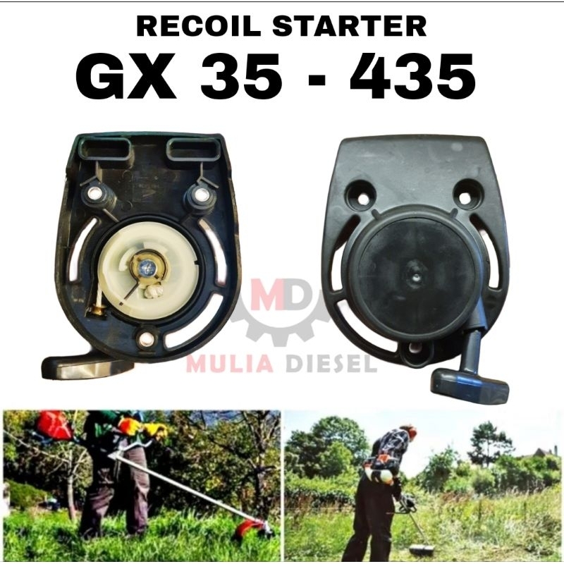 Jual Recoil Starter Tarikan Engkol Mesin Potong Rumput Padi 4 Tak GX35 GX 35 | Shopee Indonesia