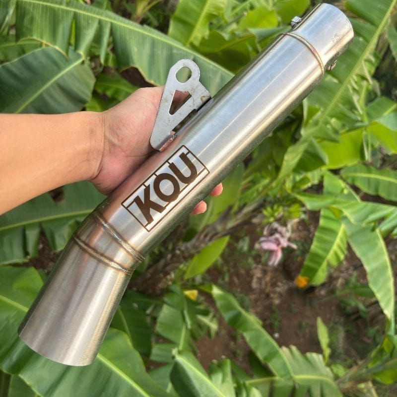 Jual Kou Super Canister open spec pipe big elbow 51mm inlet | Shopee ...