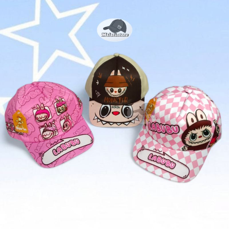 Jual Topi anak fulprinting karakter labubu terbaru topi baseball anak ...