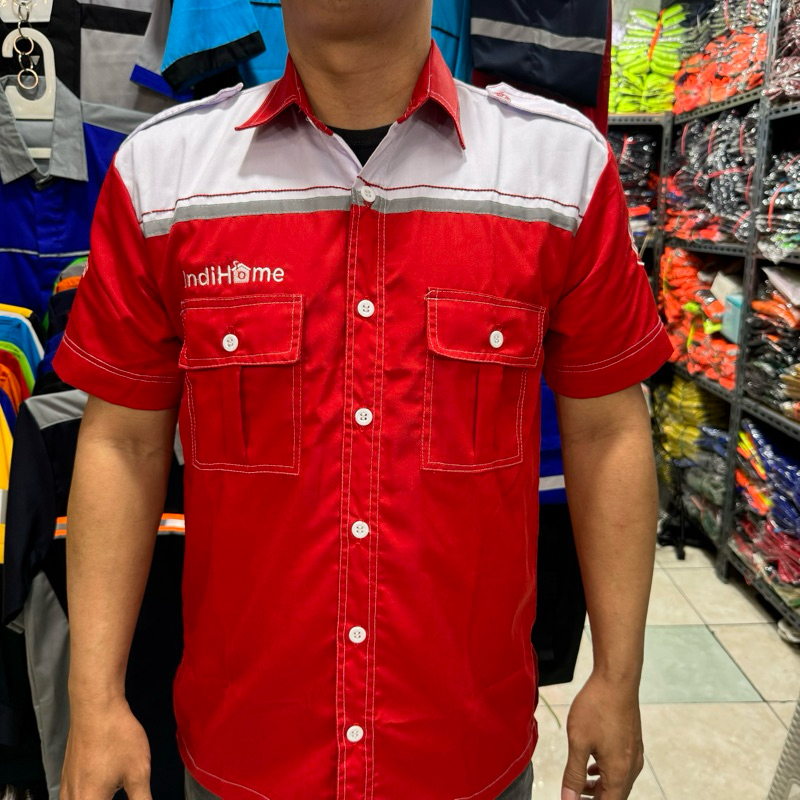 Jual Seragam INDIHOME - BAJU INDIHOME - KEMEJA KERJA INDIHOME | Shopee ...
