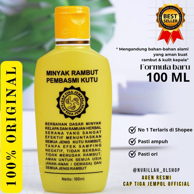 Jual Minyak pembasmi kutu rambut 100ml (ecer/grosir) | Shopee Indonesia