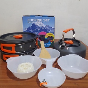 Jual Harga Bersahabat Cooking Set Nesting DS 38 Teko Kettle Panci ...