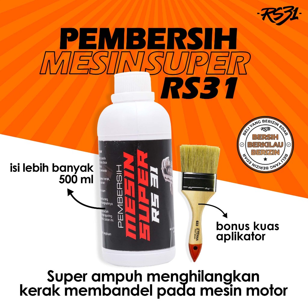 Jual Pembersih Mesin Super RS31 | Engine Degreaser, Penghilang Kerak Motor Mobil, Minyak Noda ...