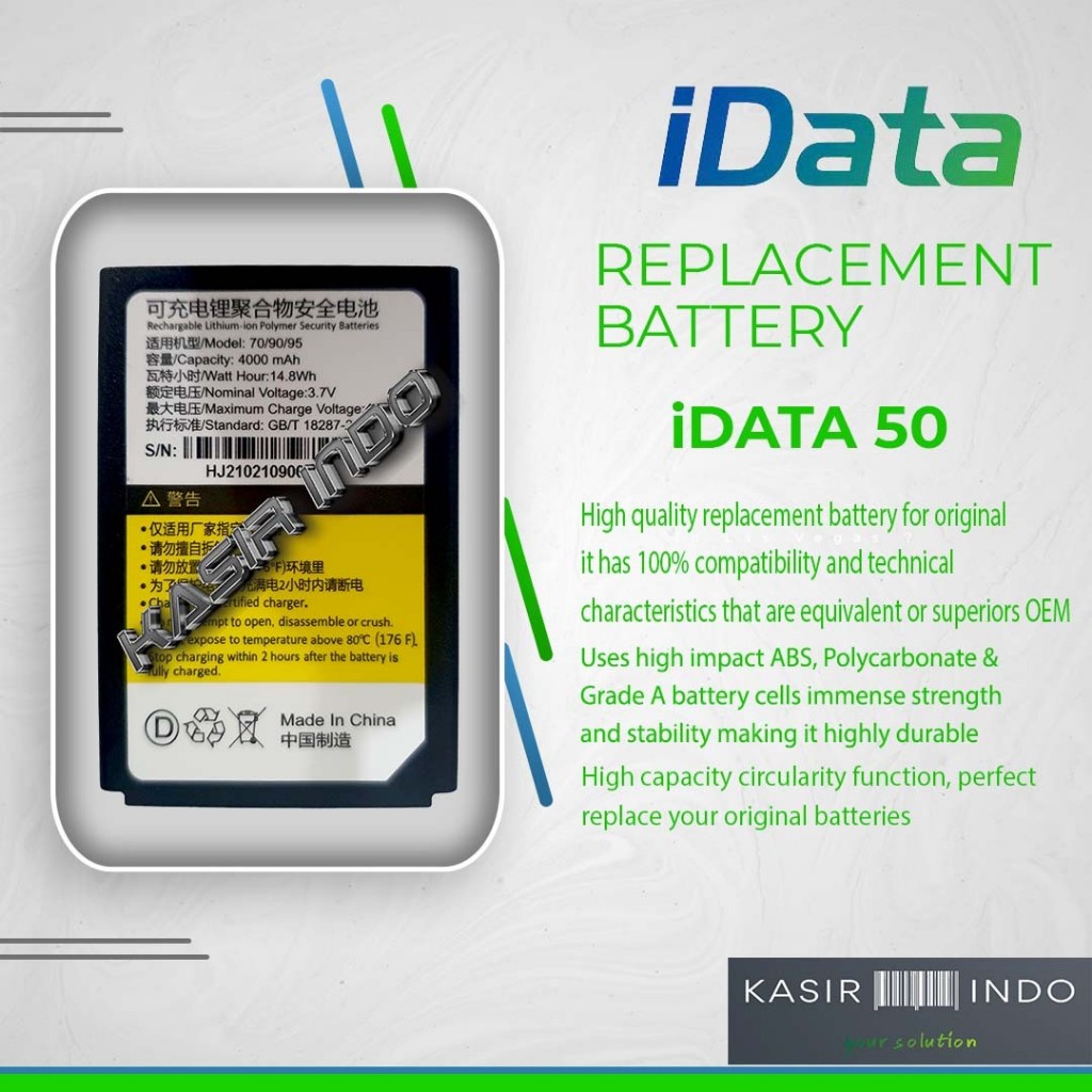Jual BATERAI IDATA 50 | BATTERY PDT | PDA IDATA50 | Shopee Indonesia