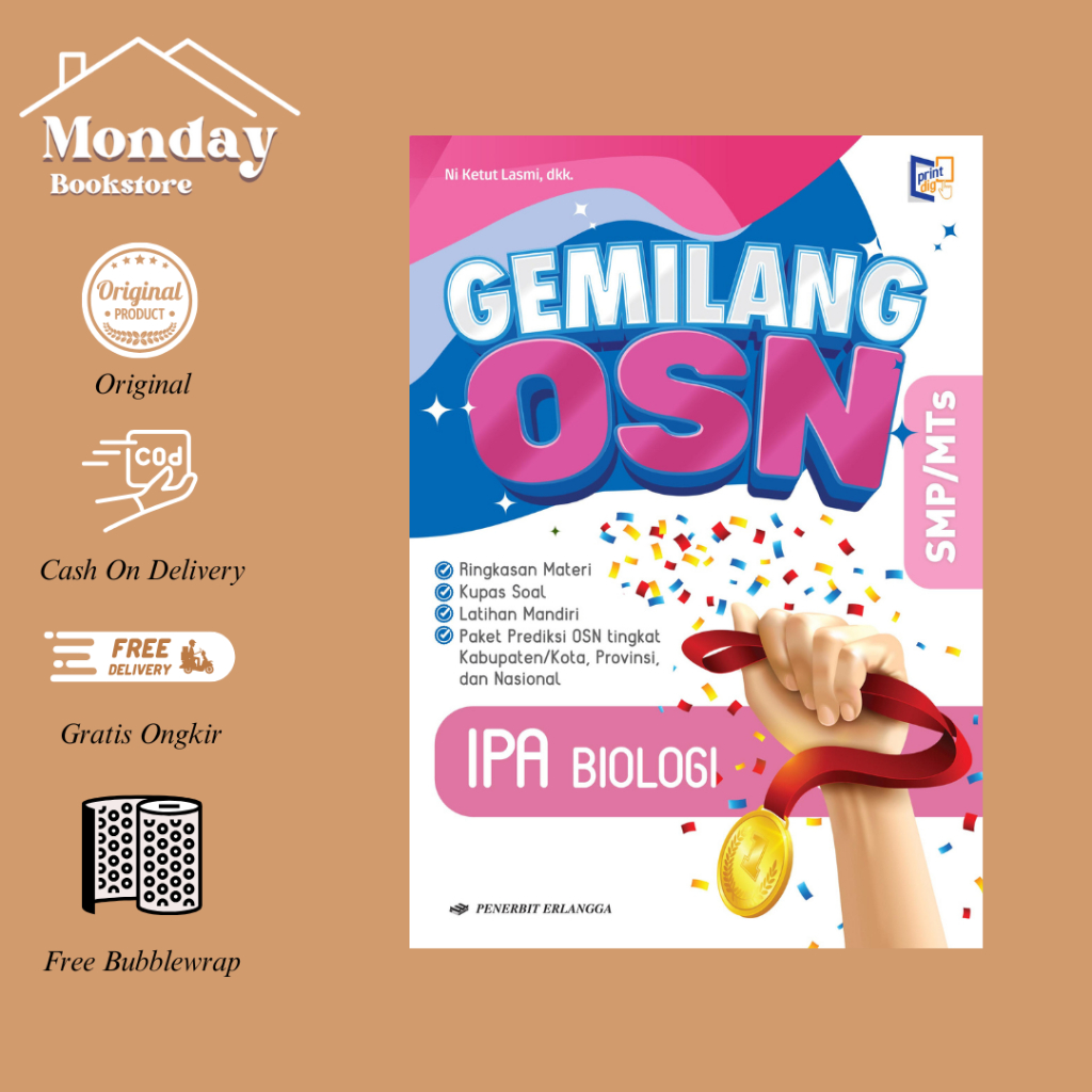 Jual ERLANGGA - GEMILANG OSN IPA: BIOLOGI SMP/MTS | Shopee Indonesia