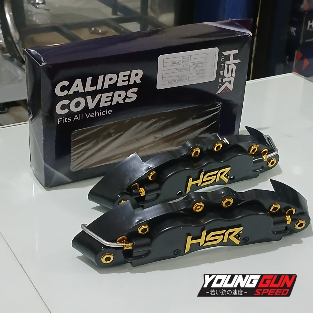 Jual Cover Caliper Tutup Kaliper Rem Original HSR WHEEL Hitam Universal ...
