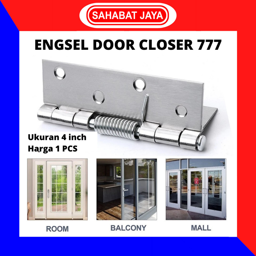 Jual 777 Engsel Pintu Otomatis 4 inch Engsel Lemari Door Closer Per ...