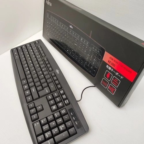 Jual FUJITSU Keyboard USB Classic Keyboard Wired Cable KE300 | Shopee ...