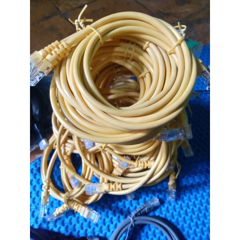 Jual CABLE LAN RG45 CAT 5E ORIGINAL ZTE/STB 8 PIN BAWAAN PABRIK ...