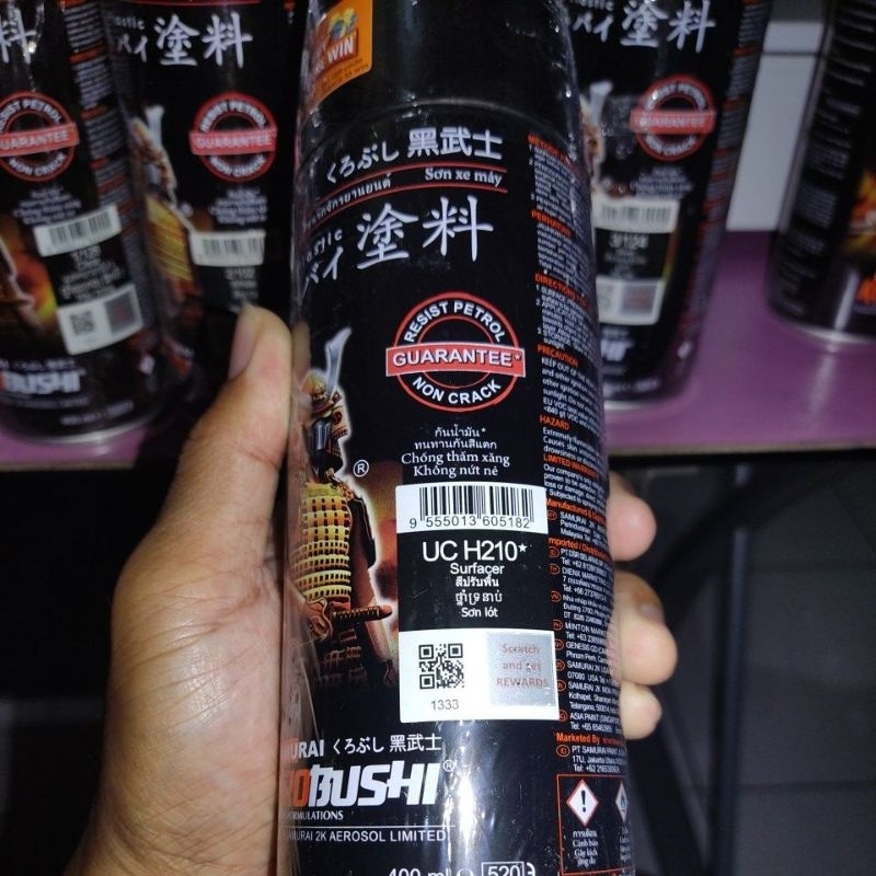Jual Samurai Paint UC H210 surfacer epoxy | Shopee Indonesia