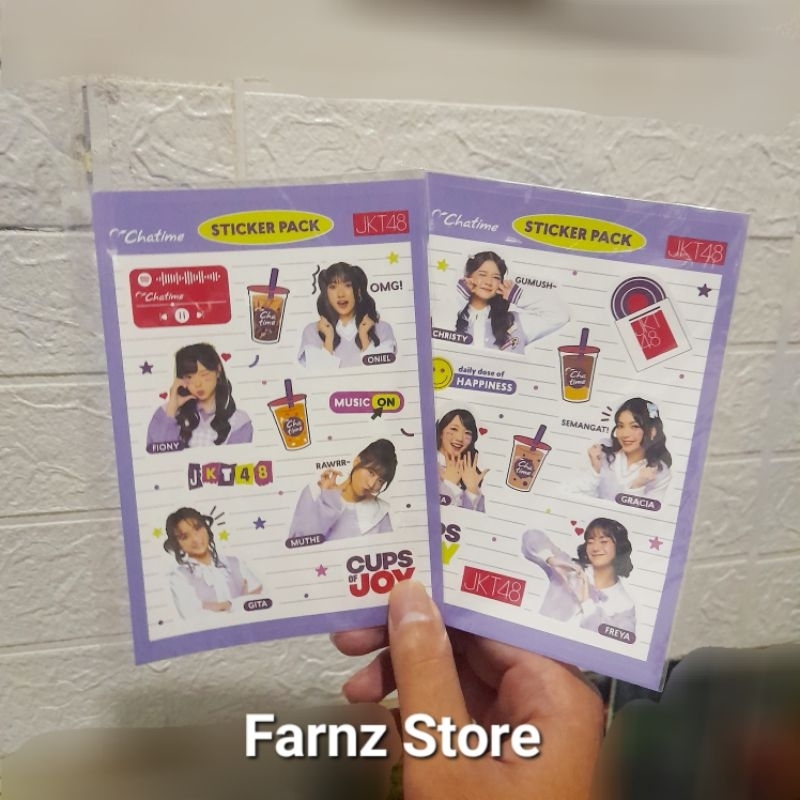 Jual Stiker Pack CHATIME x JKT48 OFFICIAL | Shopee Indonesia